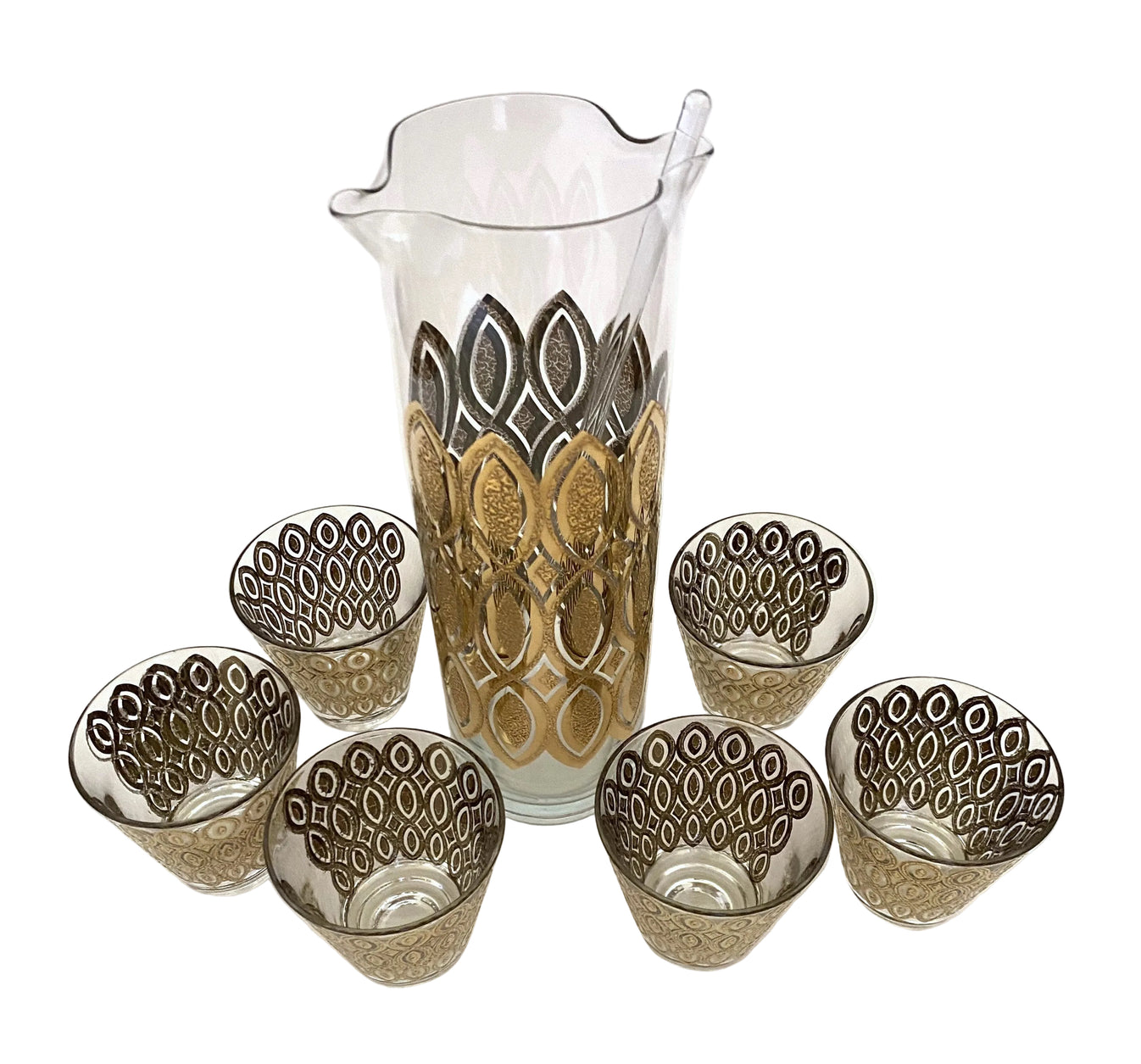 Queens Crown Pitcher Set – Mid Century Barware